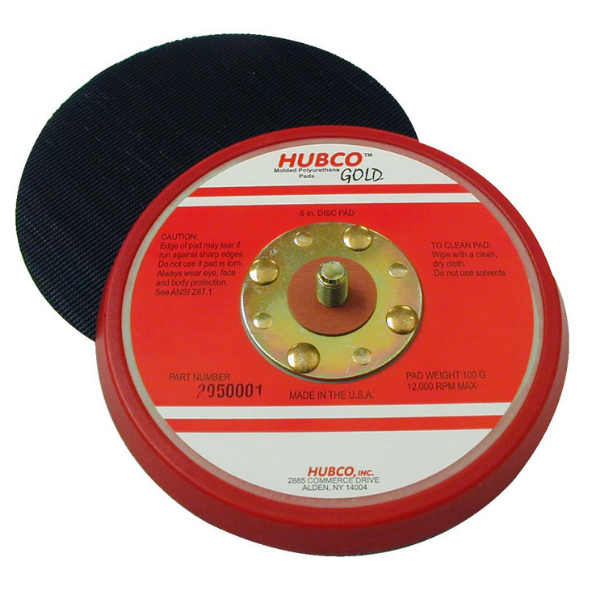 2950201 HUBCO 5" Velcro 5/8" Back Up Pad — masterfinishing