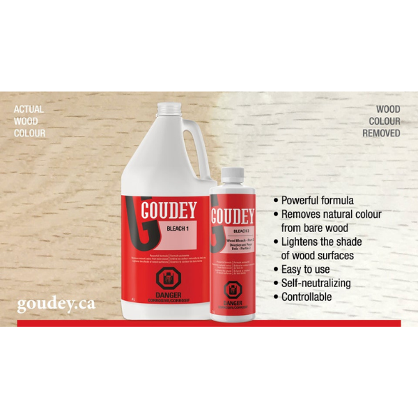 GOUDEY 1L #2 Leblanc Wood Bleach — masterfinishing